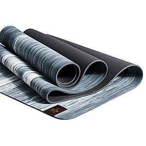 Heathyoga Rubber Non Slip Unbeatable Wet-Grip ProGrip, Double-Sided High Density Hot Yoga Mat, 72”X 24” for Hot Yoga, Ashtanga, Bikram