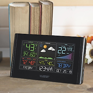La Crosse Technology S82950-INT WiFi Professional Weather Station, Black