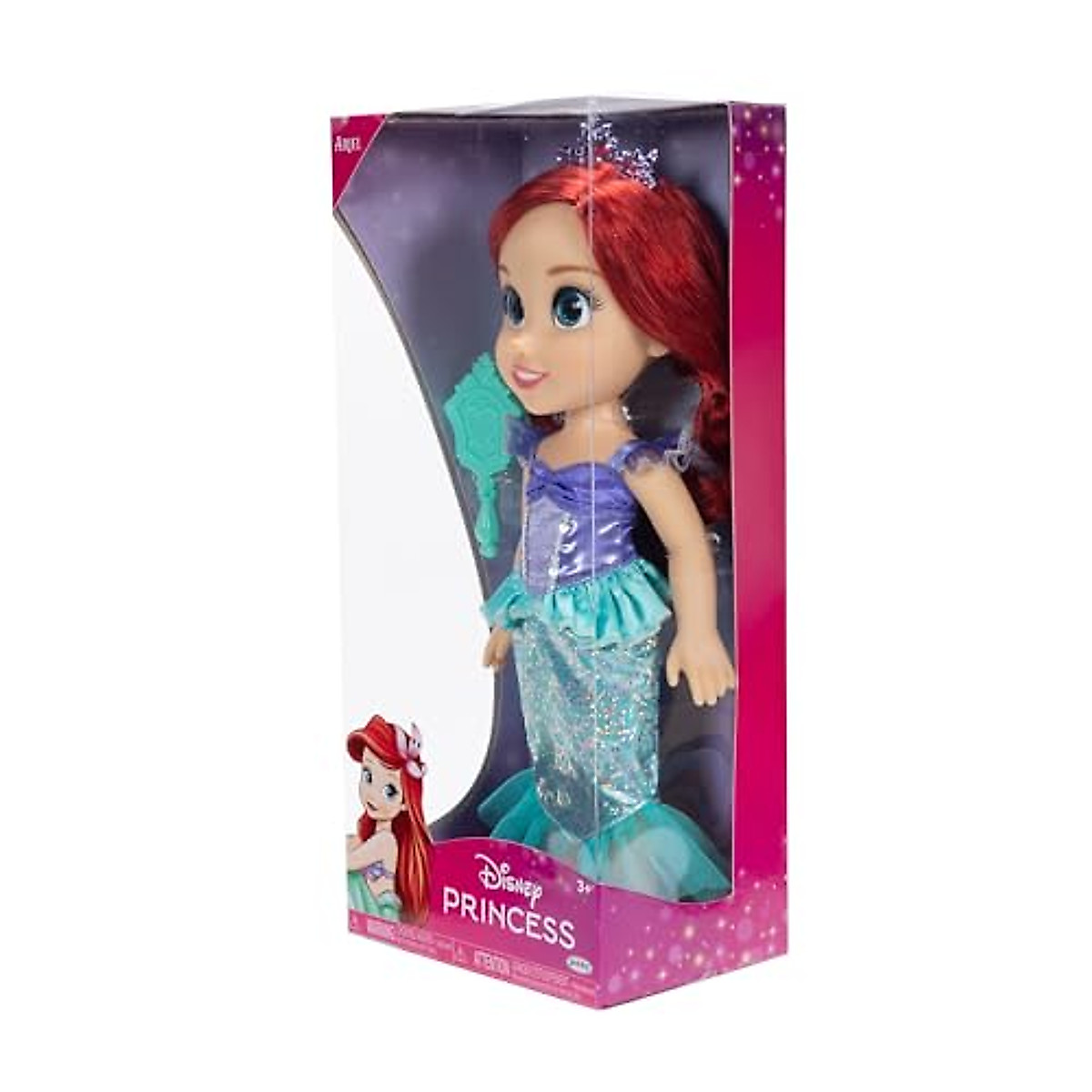 Disney Princess My Friend Ariel Doll 14 inch Tall includes Removable Outfit, Tiara, Shoes & Brush