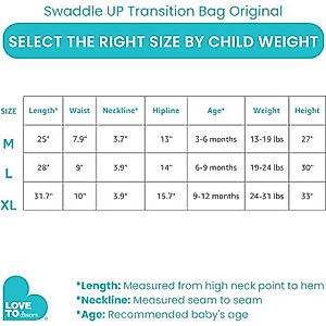 Love to Dream Swaddle UP Transition Bag Warm 2.5 TOG, Dreamer White, Medium, 13-19 lbs, Patented Zip-Off Wings, Gently Help Baby Safely Transition from Being Swaddled to Arms Free Before Rolling Over