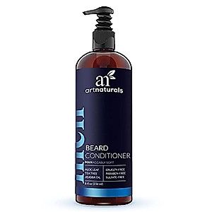 Artnaturals Natural Beard Deep Conditioner - (8 Fl Oz / 236ml) - Infused with Aloe Vera, Tea Tree and Jojoba Oil
