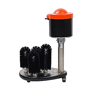 Hakka Brothers Upright Five Brush Electric Glass Washer-115V