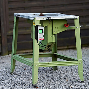CLEESINK Single Phase On/Off Switch, Router Table Switch with Large Stainless Steel Stop Sign Paddle Easy Visibility and Contact for Quick Power Off for Table Saws and Other Small Machinery