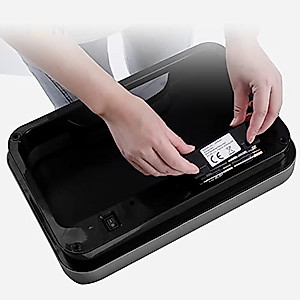 Mbillion Touchless Infrared Motion Sensor Trash Can 13.2 Gallons, Rectangular Stainless Steel Finish Hands-Free Automatic Open Smart Garbage Can for Home and Office Steel Brushed