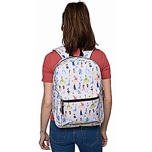 Disney 16" Laptop Backpack Cargo Pocket D100 Princess Minnie Mouse AOP
