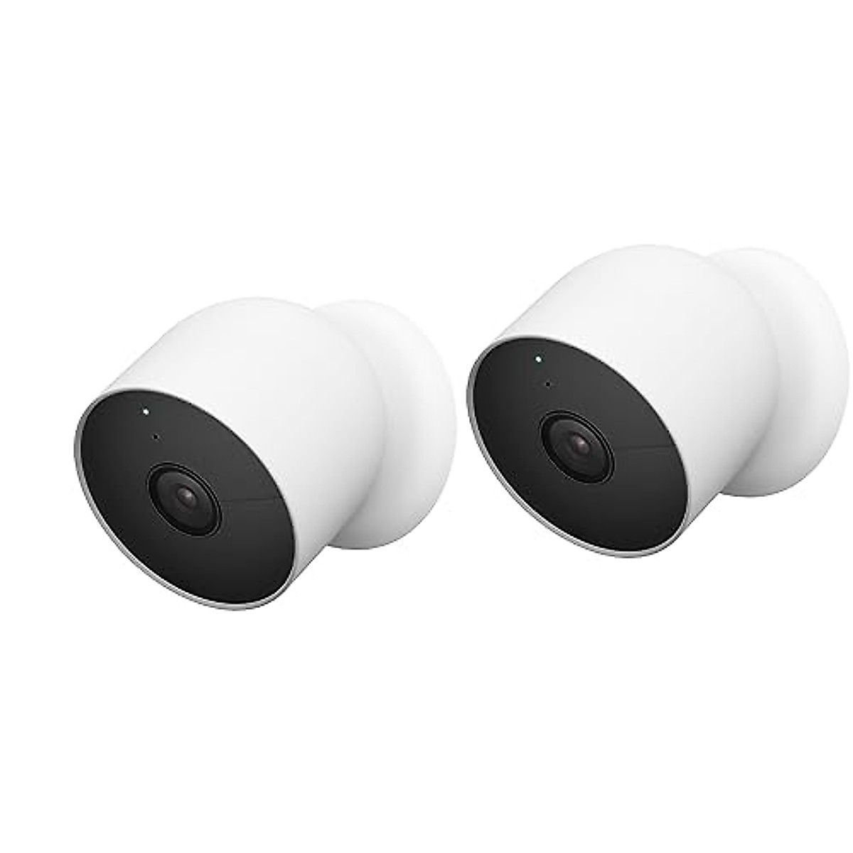 Google Nest Cam Outdoor or Indoor, Battery Wireless Camera - 2nd Gen (Two Cameras - Wire Free)