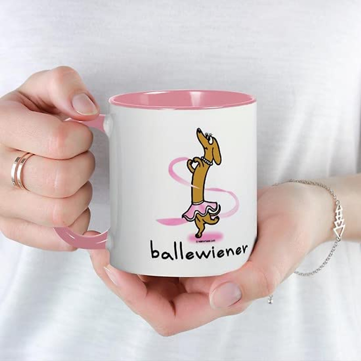 CafePress Ballet Wiener Mug Ceramic Coffee Mug, Tea Cup 11 oz