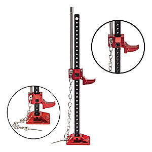 ShareGoo RC Metal Slideable Jack Tool Mini Lifting Jack Simulation Part Compatible with Axial SCX10 Traxxas TRX4 Tamiya CC01 D90 1/10 RC Rock Crawler Car