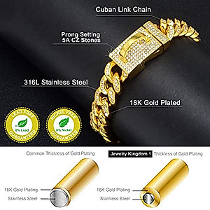 Dog Chain Collar with Quick Release Buckle Handmade Sparkling Iced Out Diamond-Embedded Design for Fashion-Forward Pets Ideal for Outdoor Walking(22")