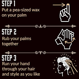 Da'Dude Hair Wax for Men - Ultra Strong Hold, Matte Finish, Non-Greasy Hair Styling, 100ml Eco-Friendly Wooden Tub