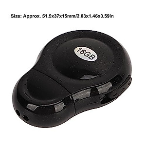 Asixxsix USB Spy Security Camera, 1080P HD Hidden U Disk Mini Camera, Built in 16GB Storage, Effectively Noise Reduction, Portable Mini Video Recorder Adapter for Home Outdoor Office Car