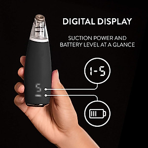 Microderm GLO GEM Diamond Microdermabrasion and Suction Tool - Best Pore Vacuum for Skin Toning - #1 Advanced Facial Treatment Machine - Promotes Collagen Production for Tone, Bright & Clear Skin