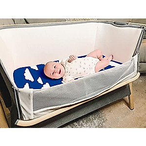 Bassinet Bed Sheets – Premium Bassinet Fitted Sheet for Halo, Mika Micky, Maxi COSI & Others - 4 Pack 100% Jersey Knit - Bassinet Bedding for Standard Size Oval or Halo Bassinet Pads for Boys & Girls