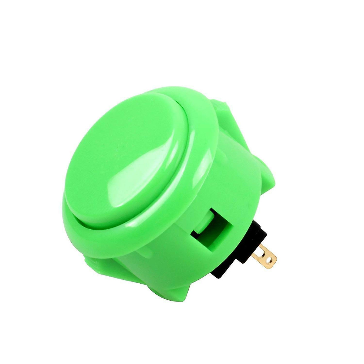 Sanwa 6 pcs OBSF-24 Green Original Arcade Push Button (Mad Catz SF4 Tournament Joystick Compatible) OBSF-24 24mm Push Buttons (Green) for Arcade Joystick Games Console