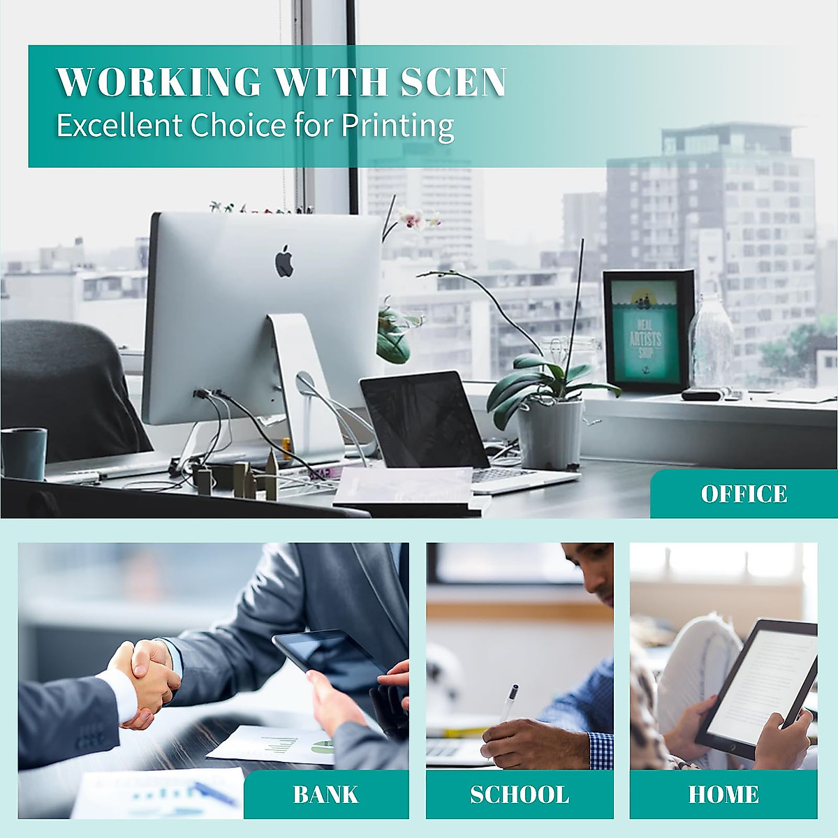 SAIDING Compatible Toner Cartridge Replacement for Ricoh M C250 408348 408349 408350 408351 to Use with M C250FWB Printer (1Black 1Cyan 1Magenta 1Yellow)