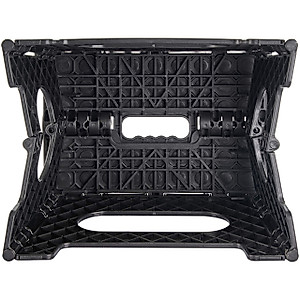 Simplized Small Folding Step Stool - Step stools for Kids and Adults - 9" Hand Chair, One-Hand Operation Stool