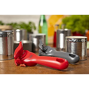 Kuhn Rikon Auto Safety LidLifter/Can Opener with Ring Pull, 8 x 2.5 x 2.75 inches, Black