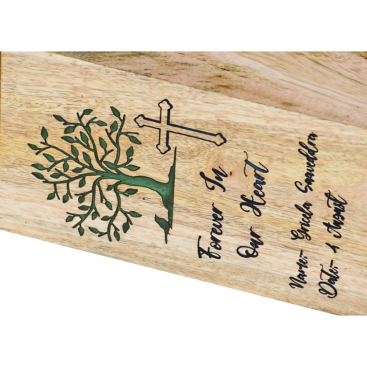 Tree of Life Resin Urn Wooden Urn Box Lichtenberg Figure Cremation Urn for Human Ashes Adult Large Funeral urn Ashes Urn for Ashes pet urn Fractal Burning urn Memorial Urn (Large up to 250 lb)