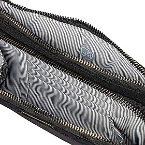 Travelon RFID Blocking Phone Clutch Wallet, Black, 8.25 x 4.5 x 1