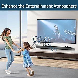 notiela Soundbar Mount Shelf for Samsung, Sony, LG, Vizio, Bose, Onn and More Soundbar Wall Mount Bracket - Sound Bar Mounts Under TV Mounting Bracket