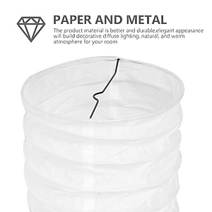 Lurrose Paper Floor Lamp Shade Nordic Style Floor Lamp Cover Contemporary Floor Lamp Shade for Home Hotel Floor Lamp Living Room