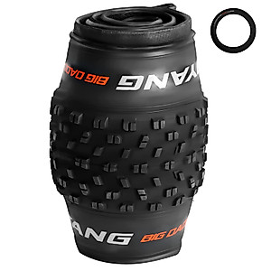 Himiway 26" Mountain Bike Tires 26×4 Replacement Bike Tire Compatible with Most 26 x 4.0 Road Mountain MTB Hybrid Electric Bike Bicycle Tires and Tubes, Black 1 Pack