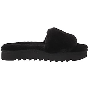 Koolaburra by UGG Women's Fuzz-AH Slipper, Black, 11