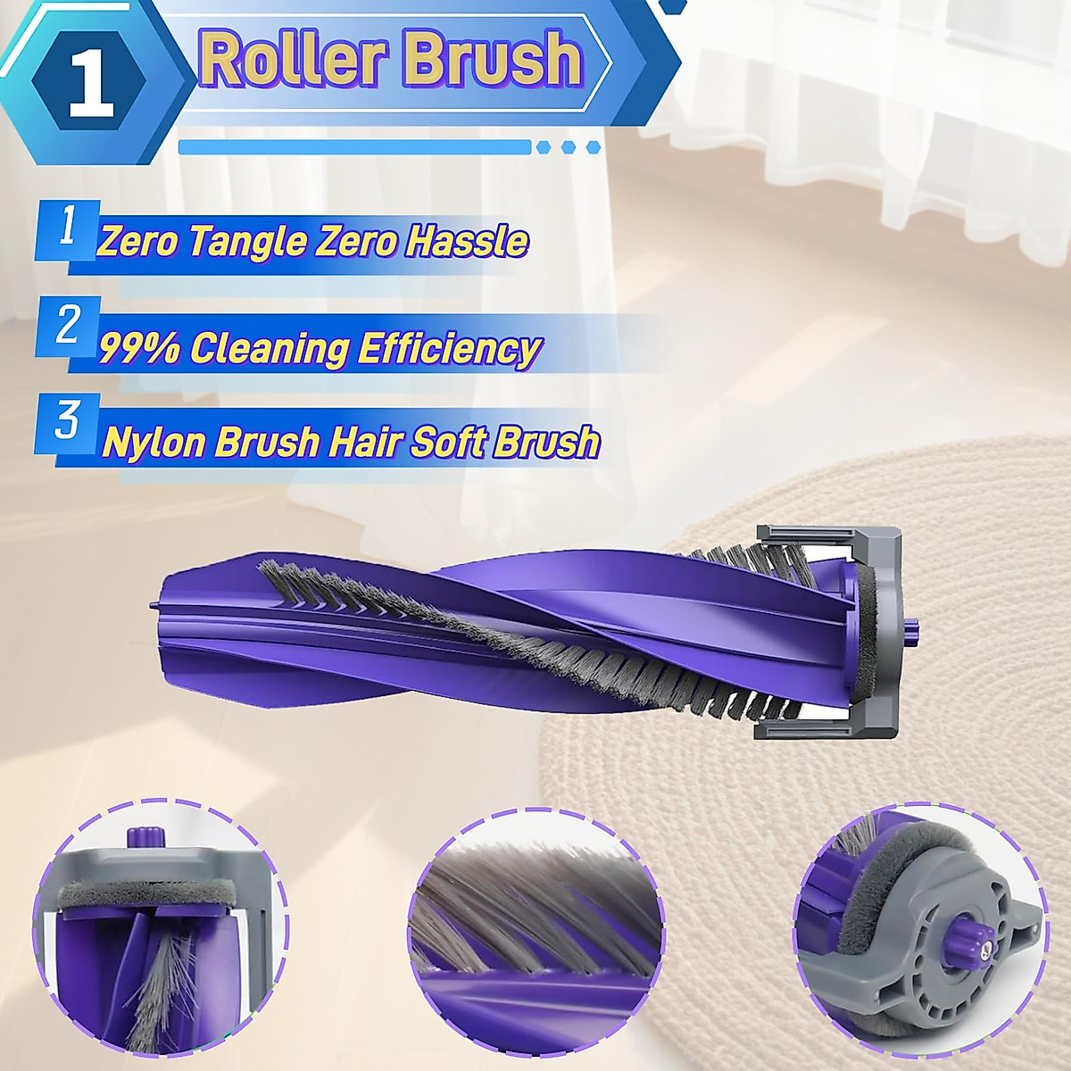 Avaenzo Narwal Freo X Plus Replacement Parts for Narwal Freo X Plus Accessories Kit with Main Brush,Filters,Dust Bag,Side Brushes,Mop Pads