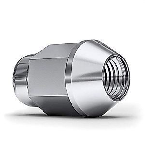 White Knight 1707S-20AM Chrome M12x1.50 Bulge Acorn Lug Nut, 20 Count (Pack of 1)