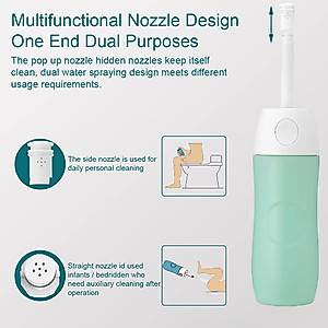 ALTON SHR20265, Non-Electric Toilet Portable Bidet, Retractable Travel Bidet, Green, 400ML