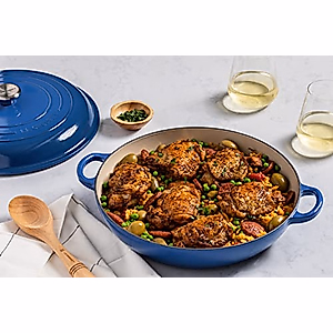 Le Creuset Enameled Cast Iron Signature Braiser, 3.5 qt., Marseille