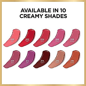 L’Oréal Paris Age Perfect Satin Lipstick with Precious Oils, 214 Cinnamon Spice, 0.13 Ounce