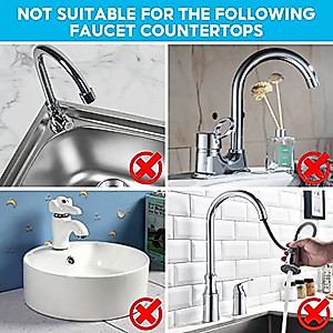 Silicone Faucet Handle Drip Catcher Tray,Sink Protectors for Kitchen Sink,Faucet Sink mats,Faucet Handle drip Catcher,Sink Splash Guard Accessories (Gray)
