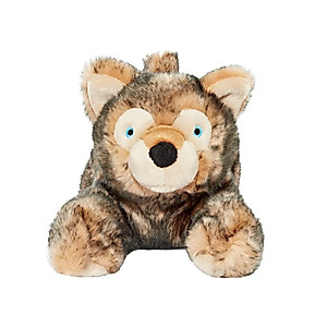 Fluff & Tuff Lobo Wolf Pup Plush Dog Toy,All Breed Sizes