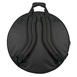 Sabian Quick 22 Black Out Cymbal Bag, Sabian QCB22 Quick 22 Cymbal Bag with Backpack Straps