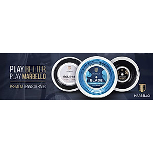 Marbello Blade 1.30 mm /16G (200 m / 660 ft Reel) - Tennis Racket Strings