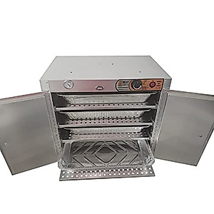 HeatMax 25x15x24 Commercial Hot Box Catering Food Warmer, Hot Food, Pizza, Pastry, Empanada, Patty, Concession, Heated Case