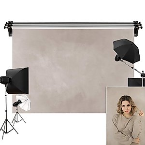 Kate 7x5ft/2.2m(W) x1.5m(H) Khaki Backdrops Retro Solid Nude Background Photography Props Studio Digital Printed Backdrop