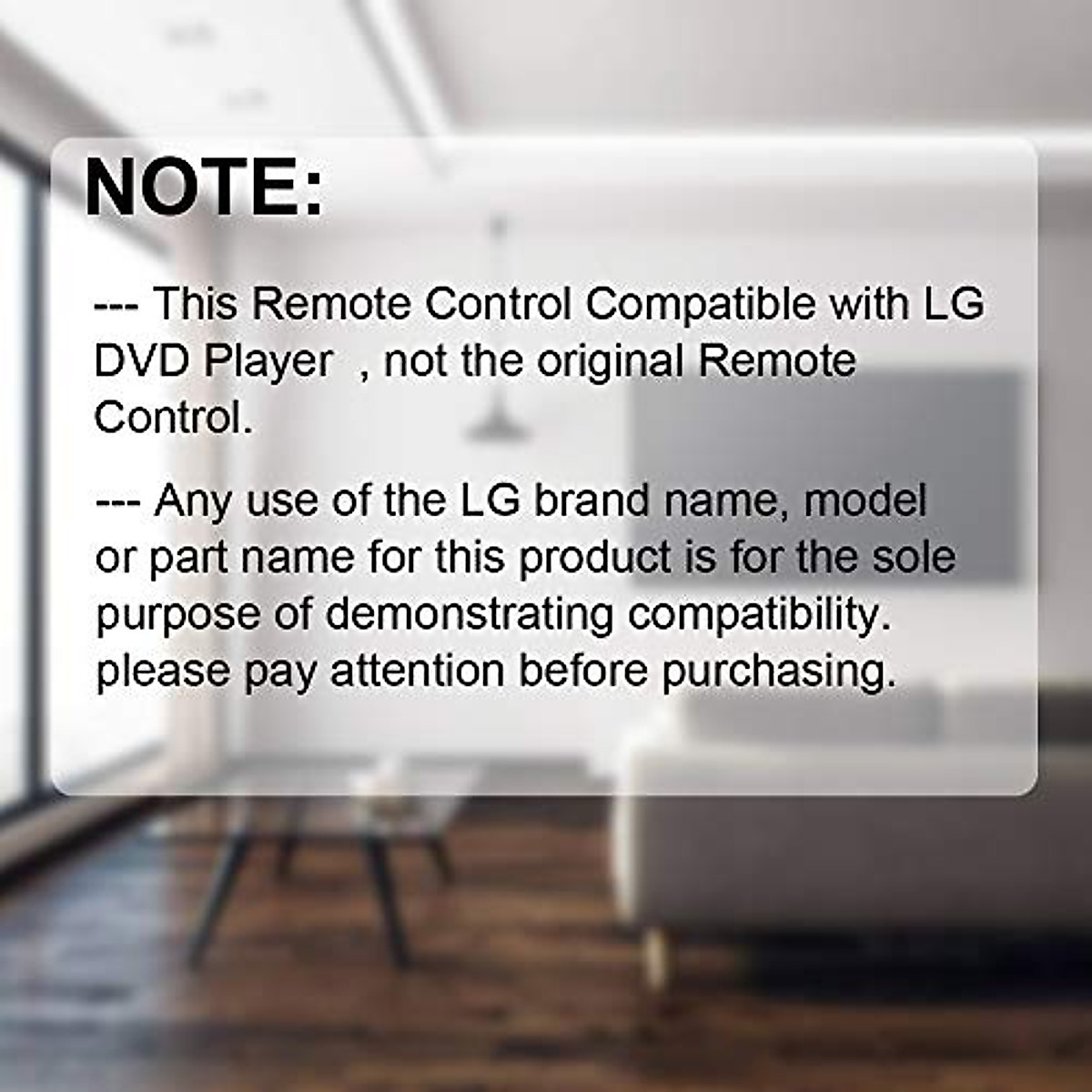 Replacement Remote Control for LG DP132 DP132NU DVD Player Remote Control for All LG DVD Player with Remote Control Holder, Universal Remote for LG COV31736202 DVD Remote with Remote Holder (Yellow)