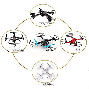 Accessories 5PCS 3.7V 600mAh Lipo Battery with 5 in 1 Charger for Syma X5C X5C-1 X5A X5 X5SC X5SW H5C V931 S5C S5W SS40 FQ36 T32 T5W H42 Remote Control Drone