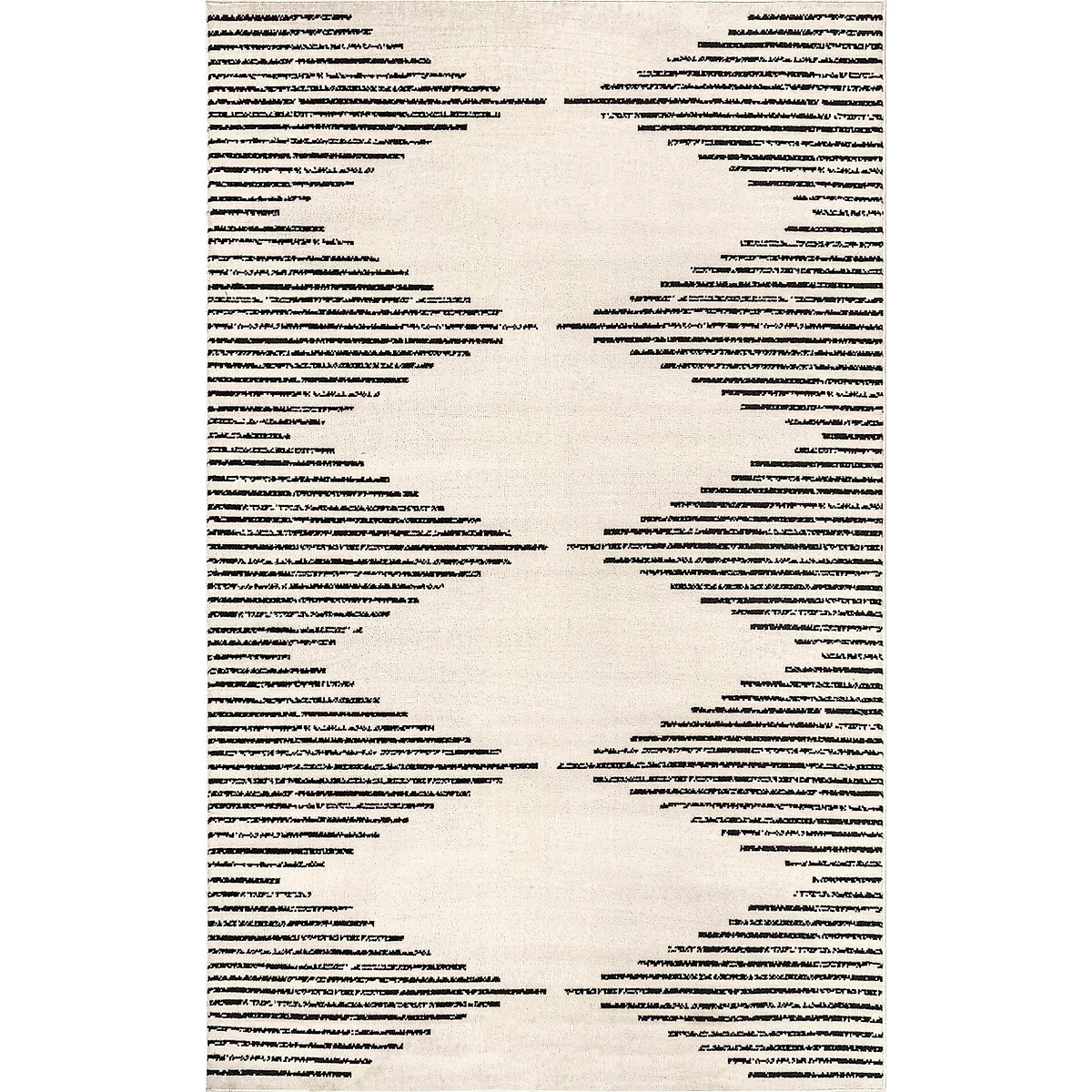 nuLOOM Romina Diamond Stripes Area Rug, 8x10, Grey