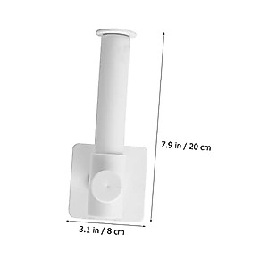 Alipis retractable hook plastic towel rack towel stand hand towel rail Clothes Mounted garment rack heavy duty bathroom towel bar multi hanger white abs wall bracket picture