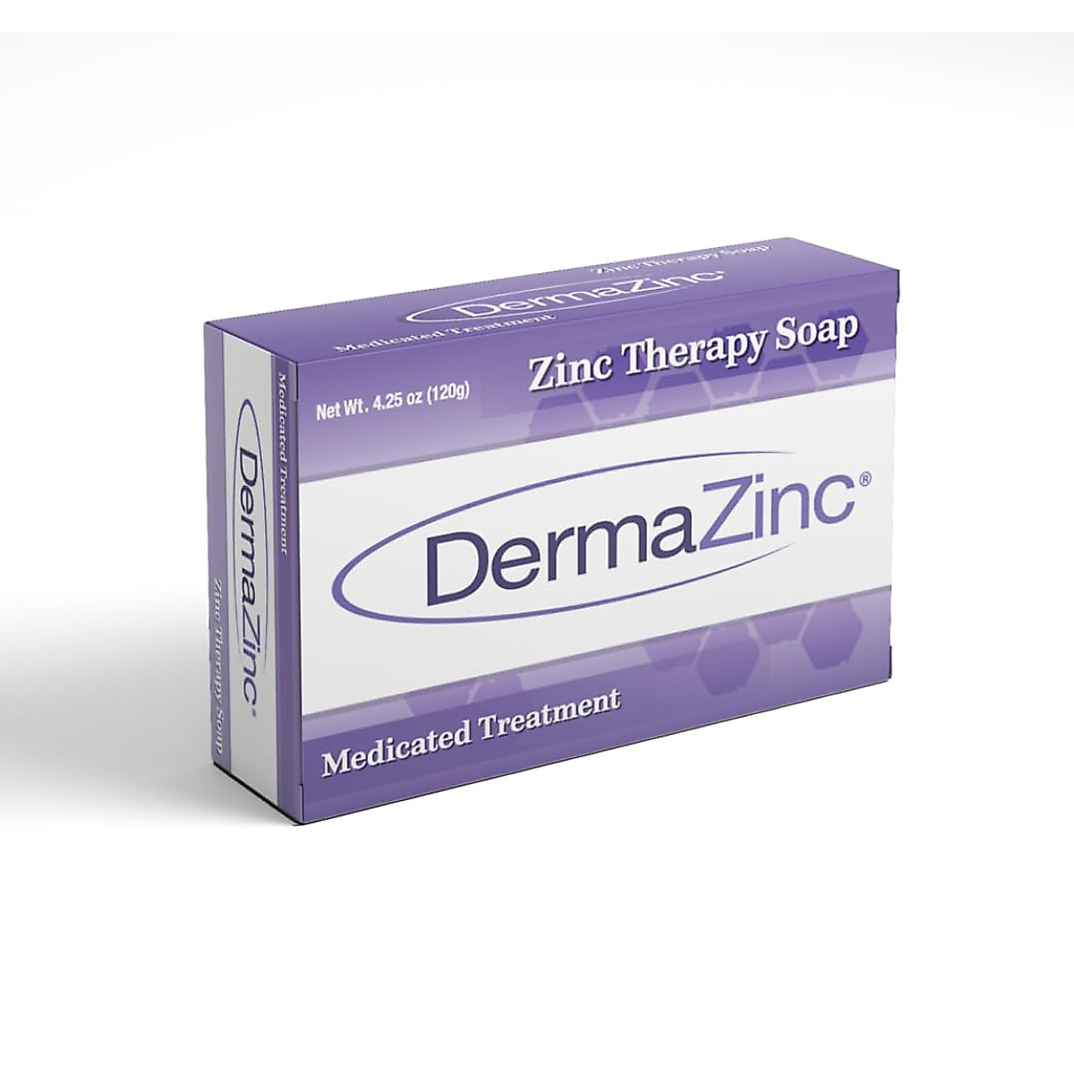DermaZinc Zinc Therapy Soap 4.25 Ounce (120 gram) Bar - 3 Pack