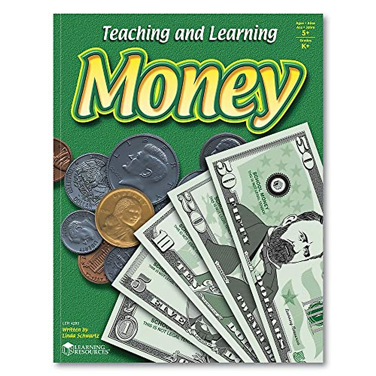 Learning Resources Teaching and Learning Money Activity Book, Counting/Sorting, Grades 4+