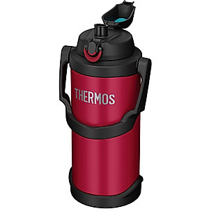 Thermos FJQ-3000 R Vacuum Insulated Sports Jug, 1.3 gal (3 L) Red