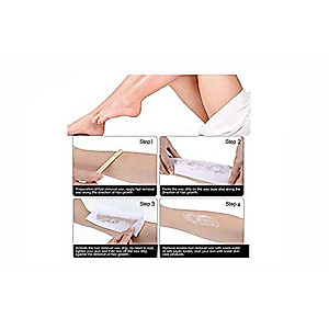 100PCS Non-woven Body Facial Hair Removal Wax Strips Hair Remove Professional Paper Depilatory Paper Salon Beauty Tool For Leg Arm Body
