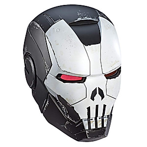 Hasbro Pulse Marvel Legends Gamerverse Series Standard Size LED Light Up Iron Man War Machine Inspired Electronic Helmet, The Punisher