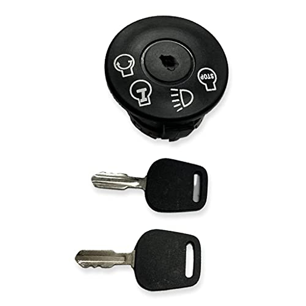 VIRTIONZ MWIRE Ignition Switch with Two Keys Replacement CompatibleReplacement for Husqvarna 532175566 || 175566 || for Riding Lawn Mowers