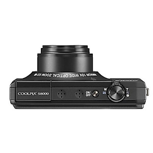 Nikon Coolpix S8000 14.2MP Digital Camera with 10x Optical Vibration Reduction (VR) Zoom and 3.0-Inch LCD (Black)