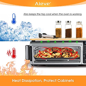 Aieve Air Fryer Oven Liner, Heat Resistant Cutting Board, Air Fryer Accessories Compatible with Ninja Foodie SP101 SP201 SP301
